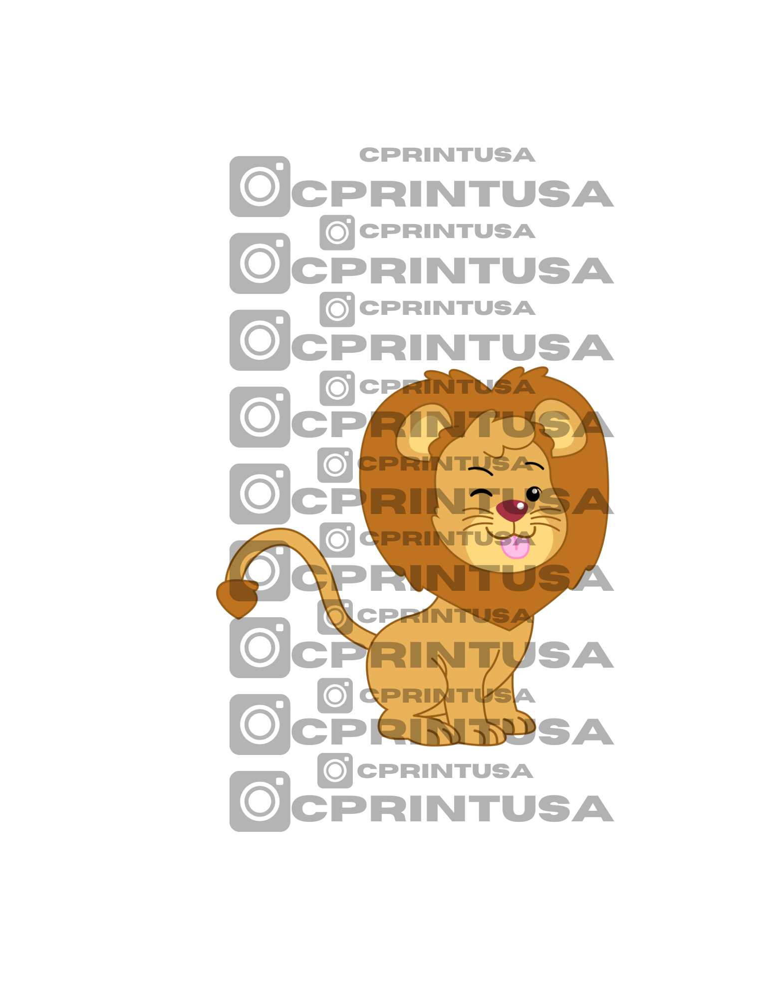 BLIM BLIM LION CUT OUT – C Print USA