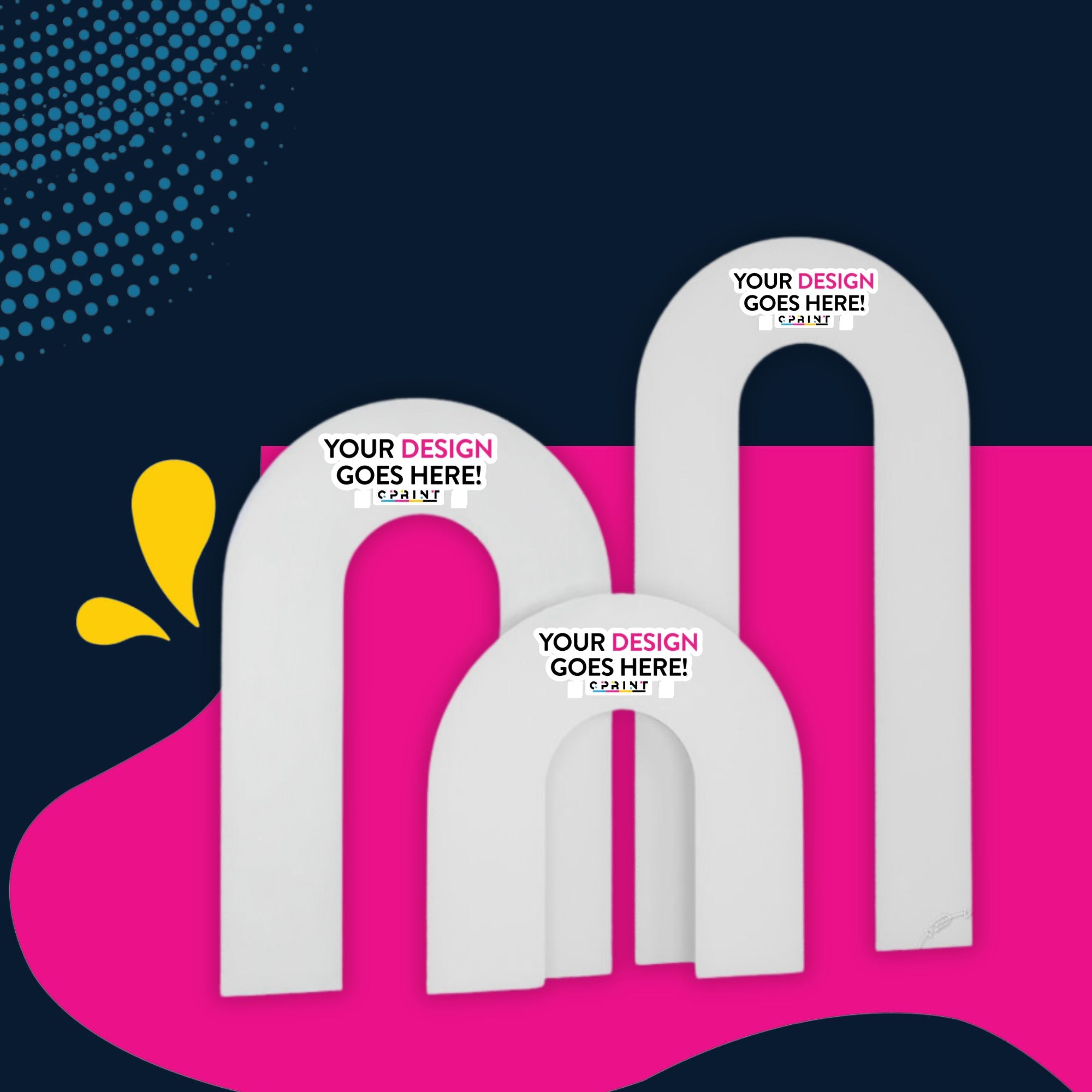 Custom Backdrop Holed Arch Form – C Print USA