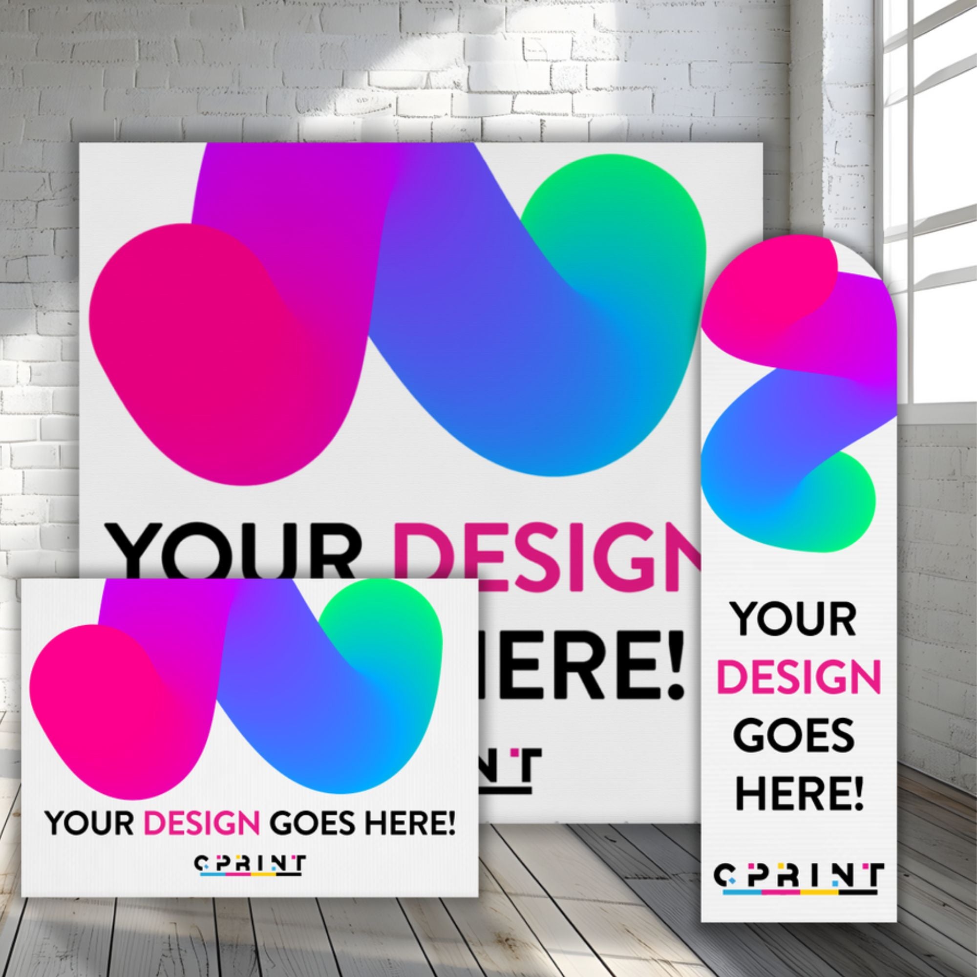 Custom Backdrops. Straight Form – C Print USA